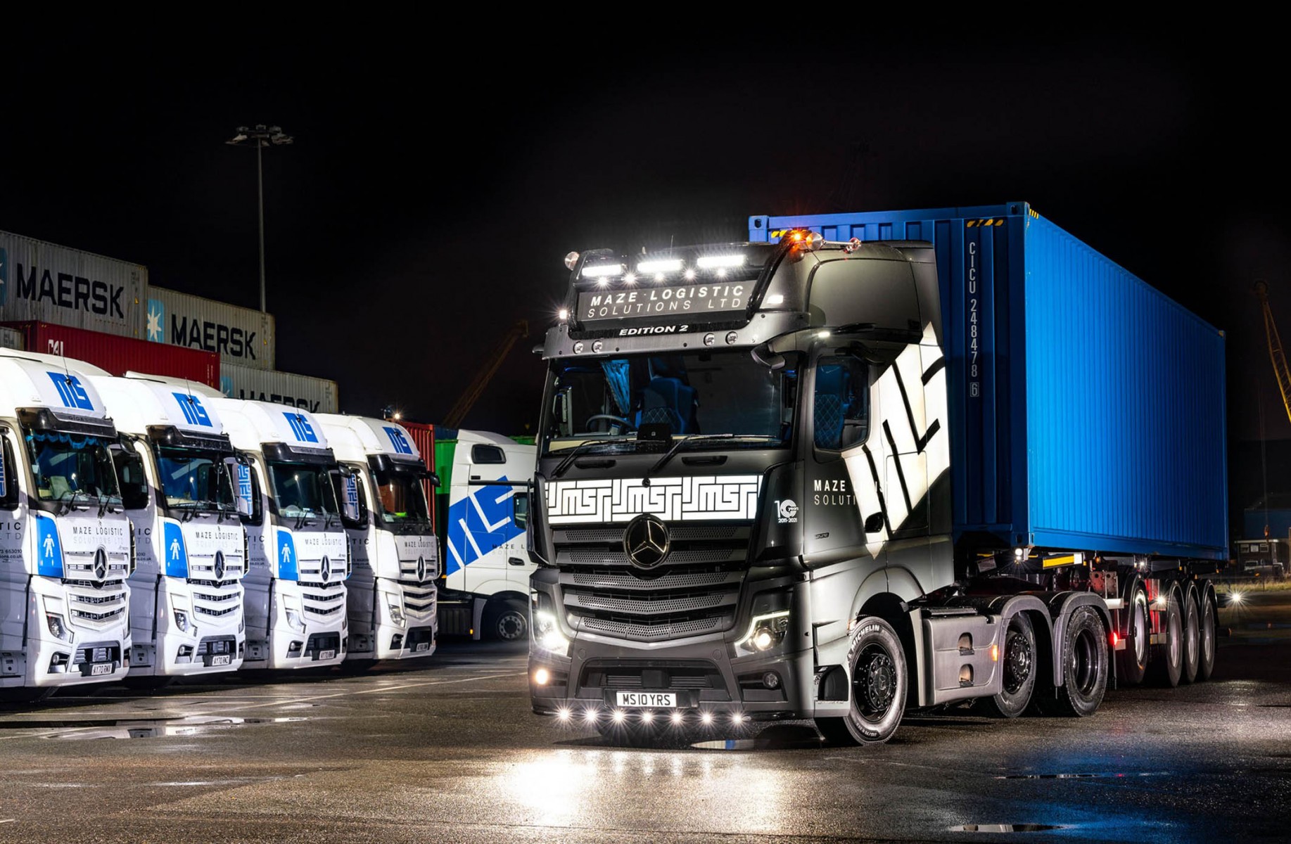 Mercedes-Benz operator Maze Logistic Solutions solves an anniversary ...