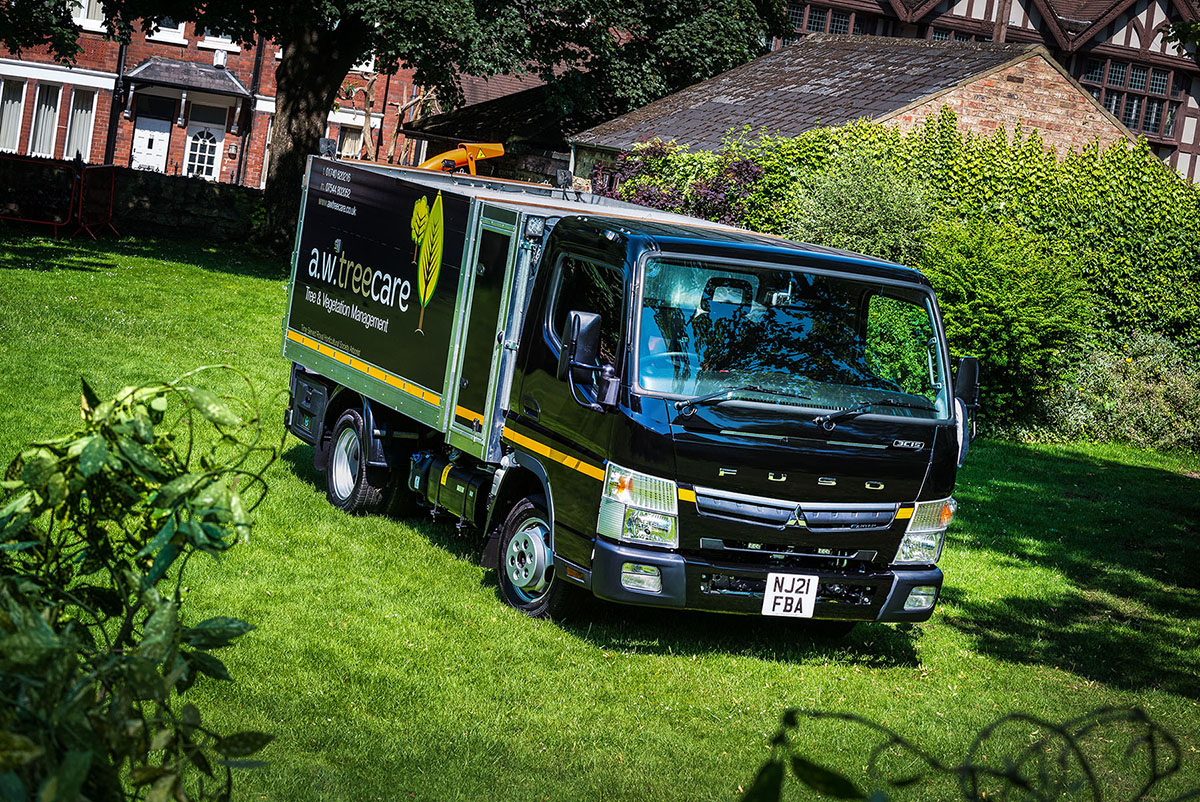 AW Treecare chips in with “fit for purpose” FUSO Canter from Mercedes ...