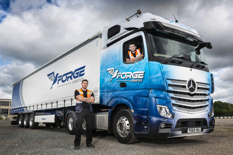 Military men Forge a new future with Mercedes-Benz Actros from Ciceley Commercials