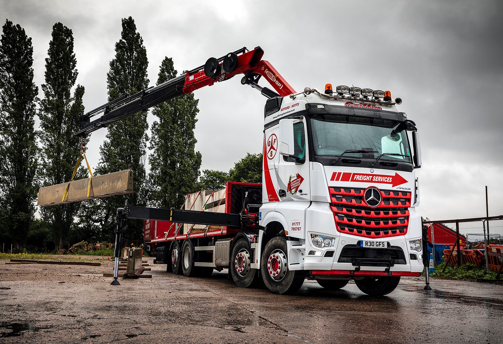 Griffin swoops for another 11 Mercedes-Benz trucks