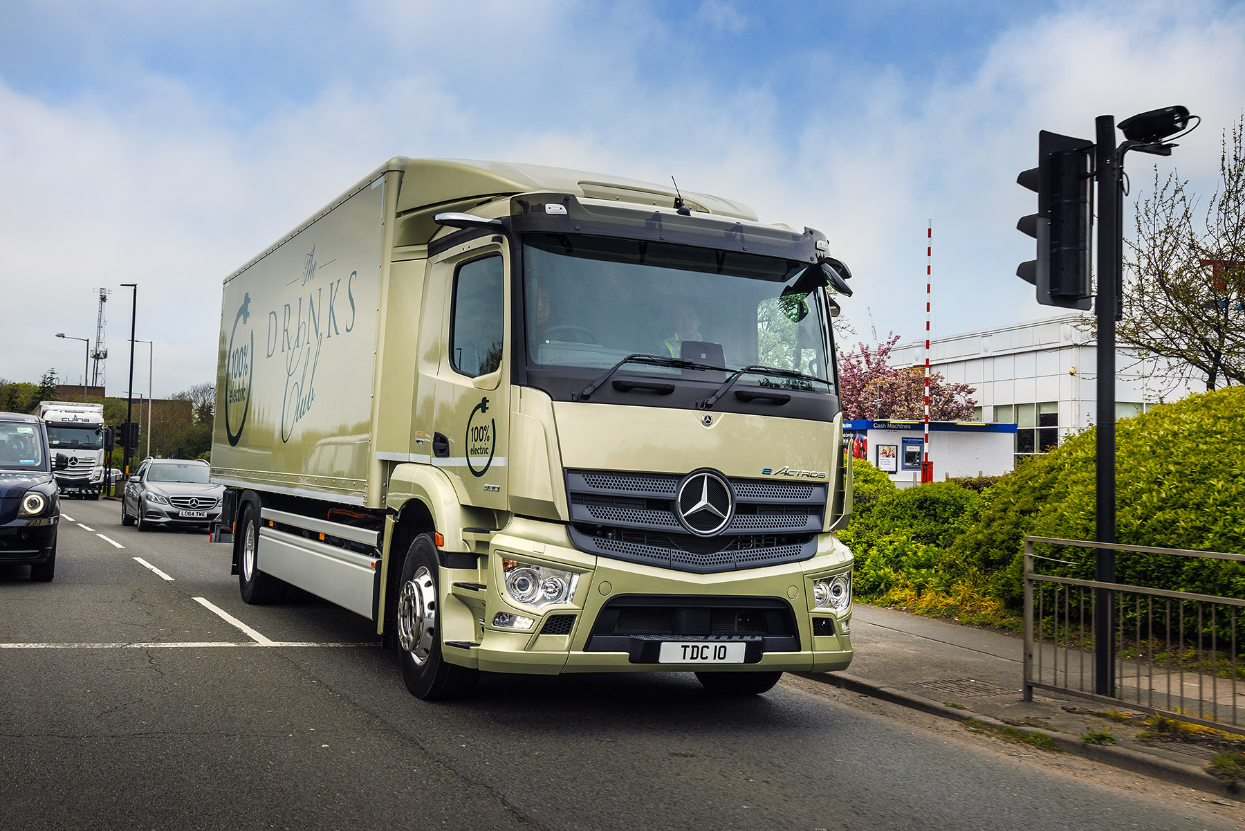 The Drinks Club raises a toast to its first electric Mercedes-Benz eActros