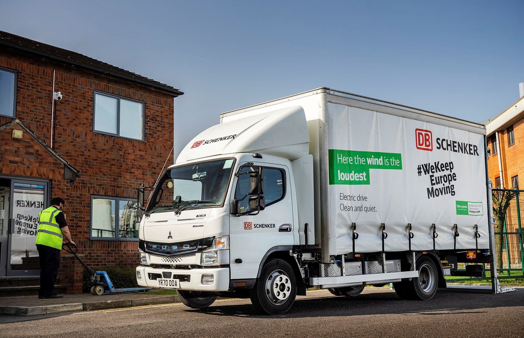 DB Schenker charges ahead with zero-emission FUSO eCanter light truck