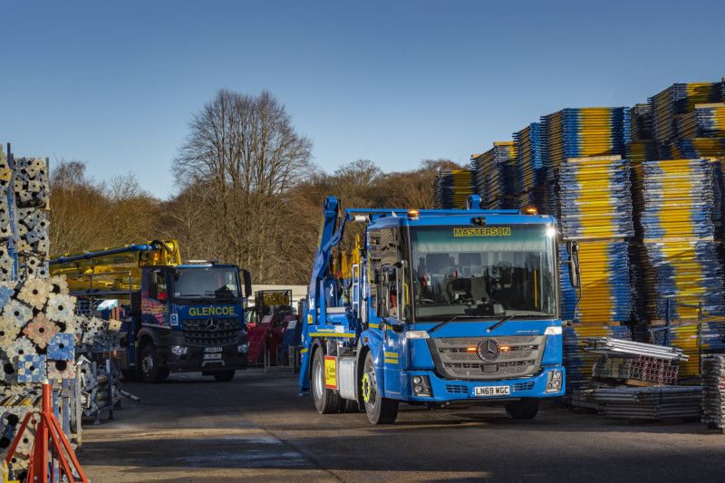 Glencoe Plant Services commissions first Mercedes-Benz Econic skiploader