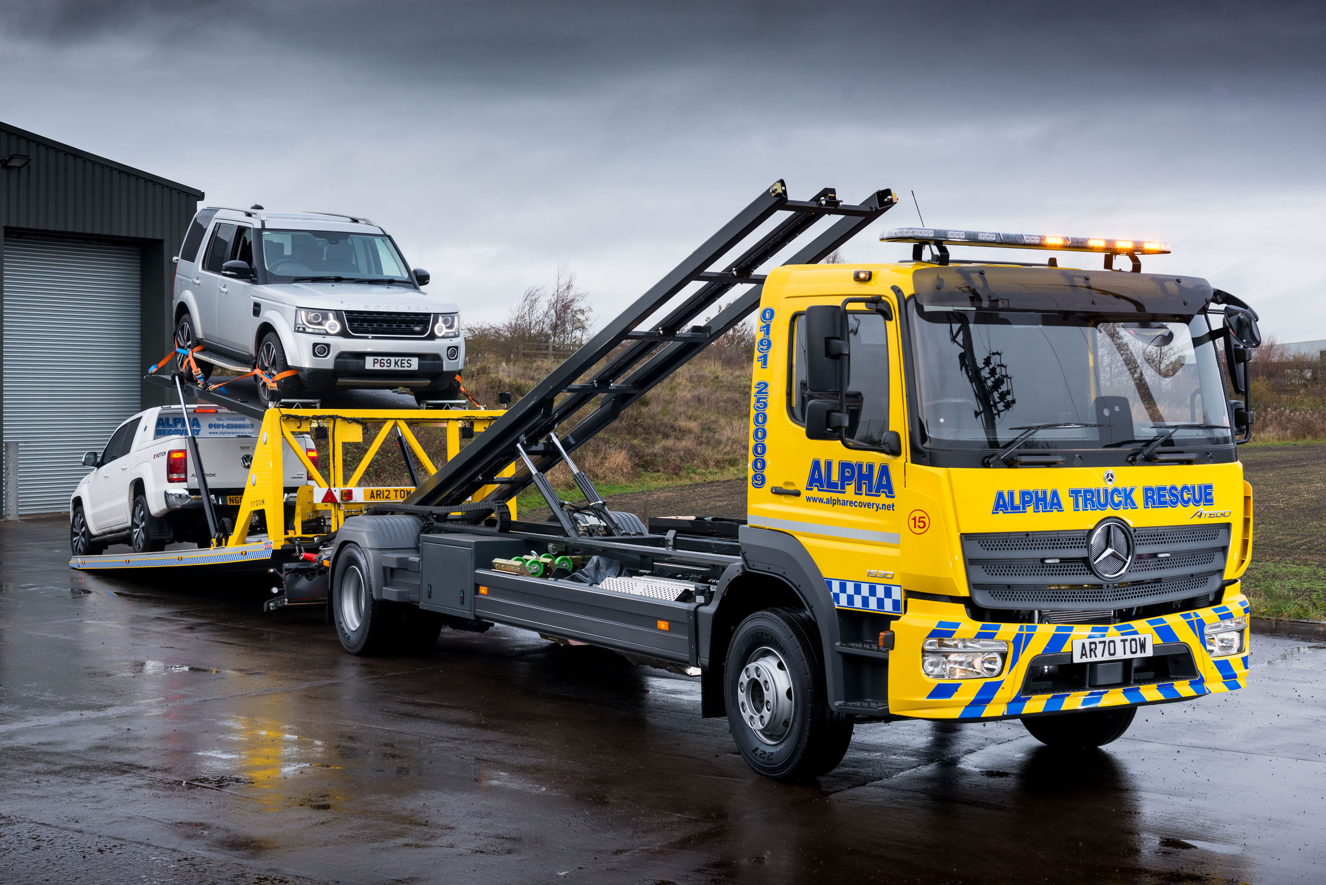 Rugged, reliable Mercedes-Benz Atego slides smoothly into action for ...