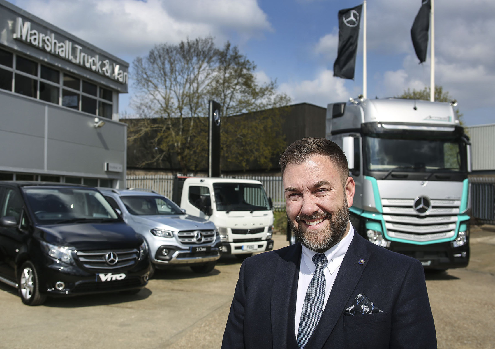 Daniel takes the helm at Mercedes-Benz Dealer Marshall Truck & Van