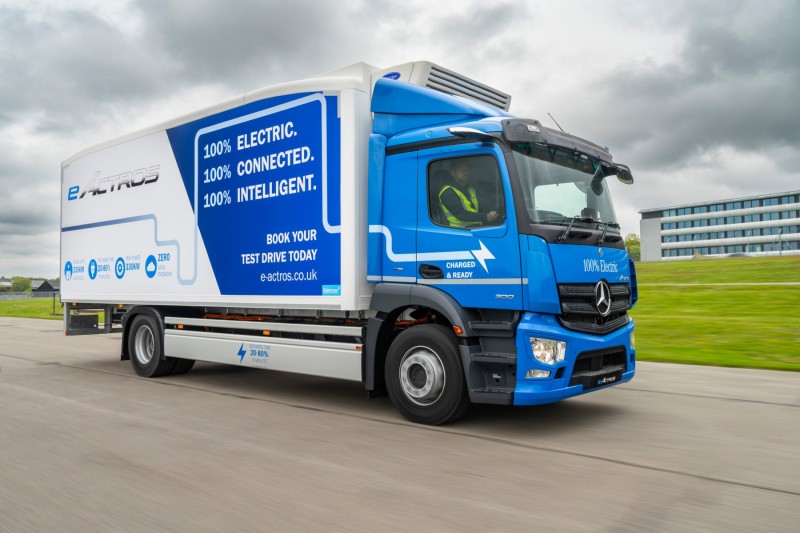 Mercedes-Benz Trucks unveils refrigerated eActros electric demonstrator