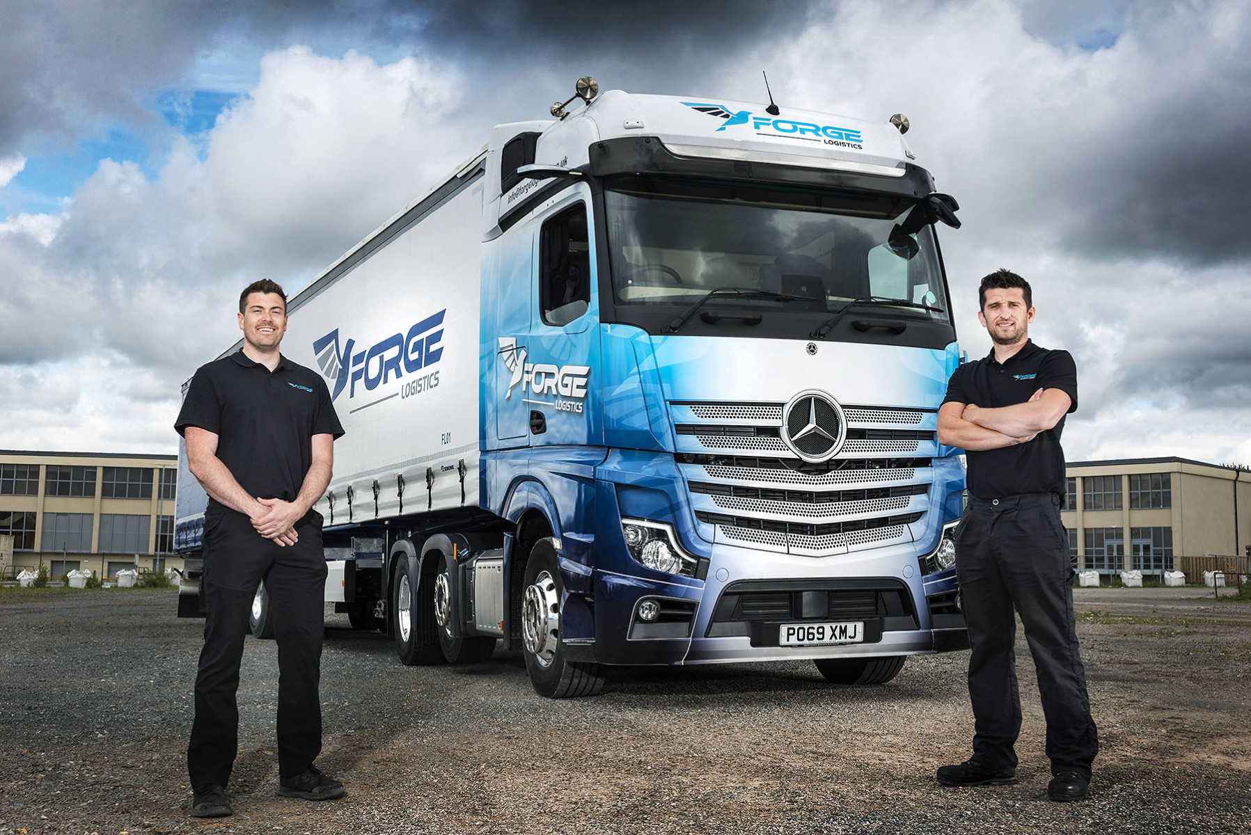 Military men Forge a new future with Mercedes-Benz Actros from Ciceley Commercials
