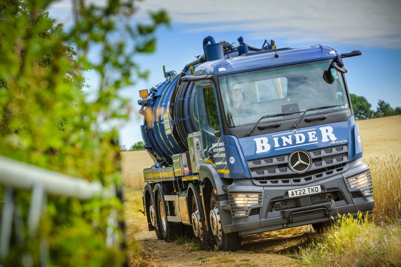 Wastewater specialist Binder ‘sucks it up’ with first Mercedes-Benz ...