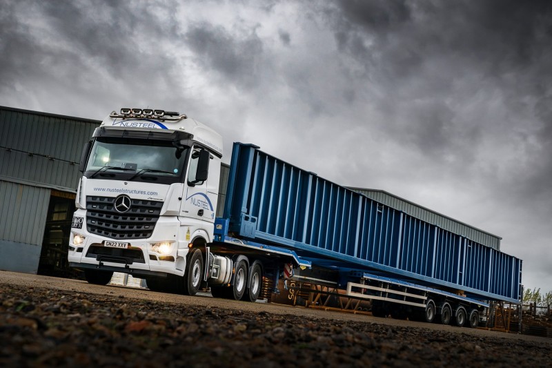 Nusteel builds bridges with Mercedes-Benz Arocs heavy hauler from ...