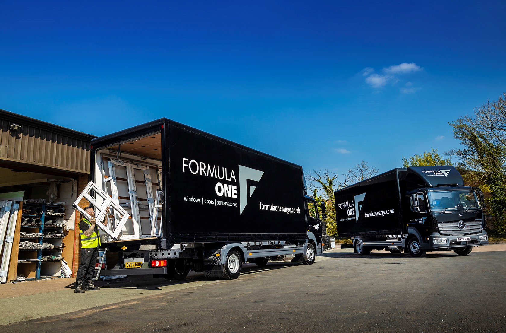 Two more Mercedes-Benz Atego trucks keep Formula One in pole position