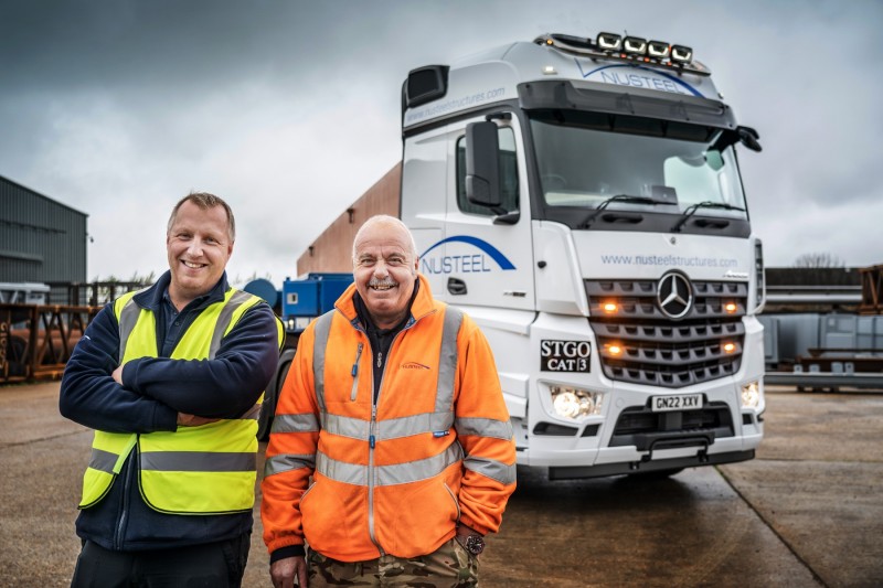 Nusteel builds bridges with Mercedes-Benz Arocs heavy hauler from ...