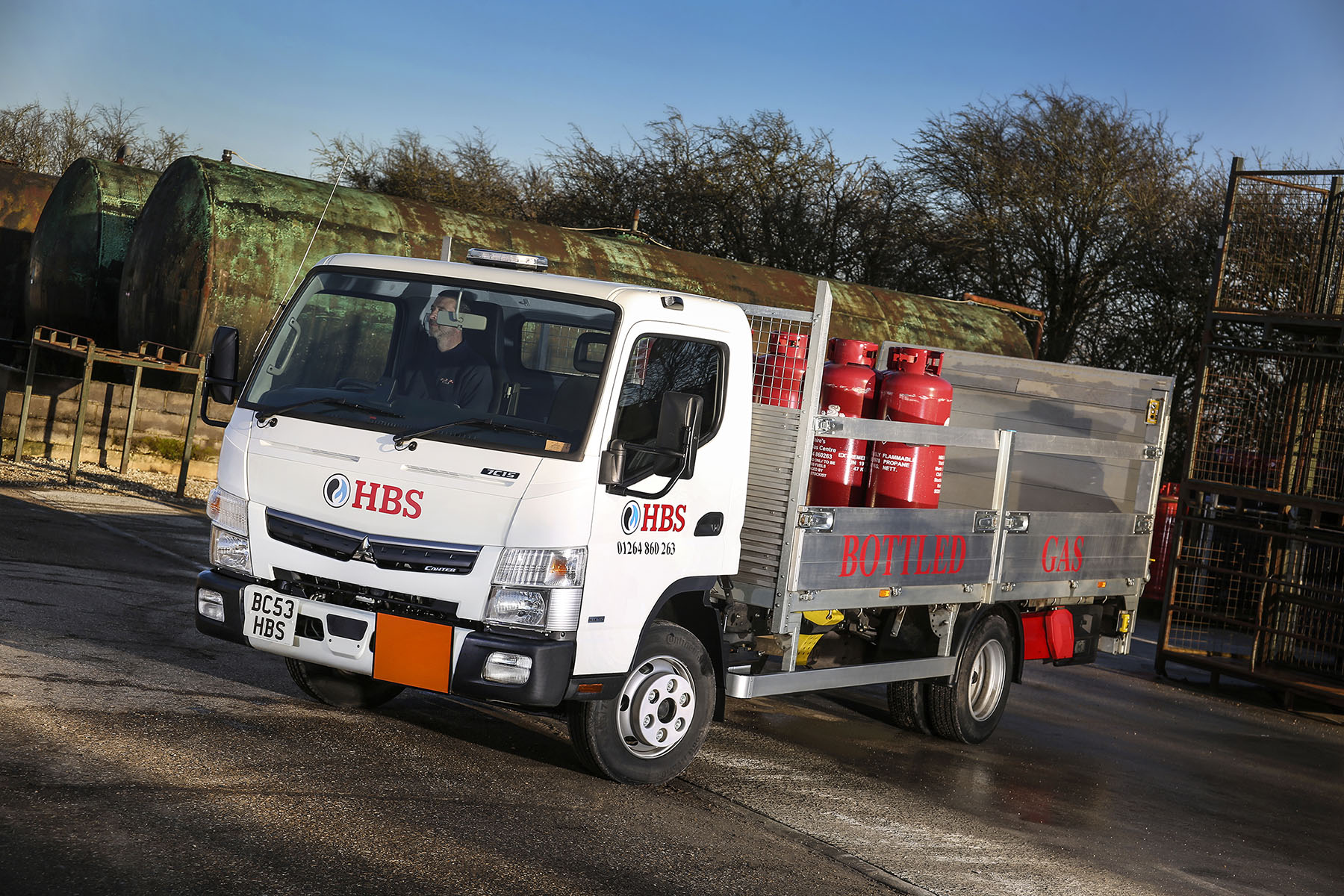 Robust, reliable FUSO Canter has more than enough ‘bottle’ for HBS Fuels