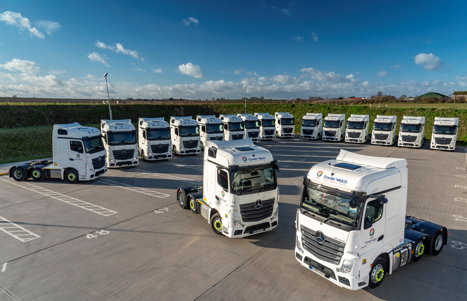 Fowler Welch looks to the future with new fleet of 21 Mercedes-Benz Actros
