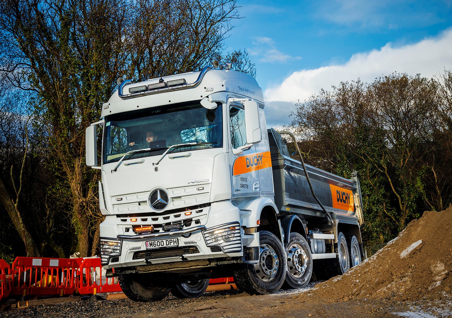 First Mercedes-Benz Arocs makes a big impression, so Duchy Plant Hire ...