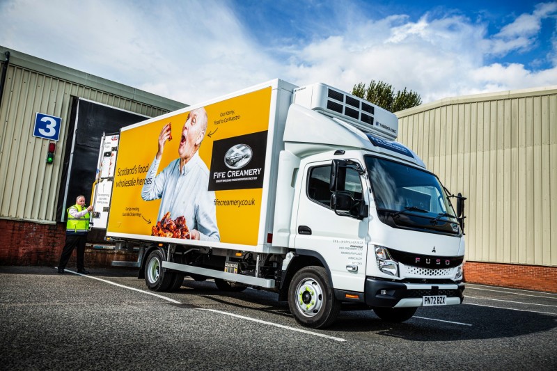 Fife Creamery presents a strikingly fresh face with 30 all-new FUSO ...