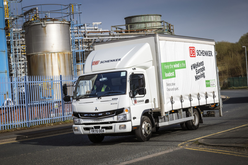 DB Schenker charges ahead with zero-emission FUSO eCanter light truck