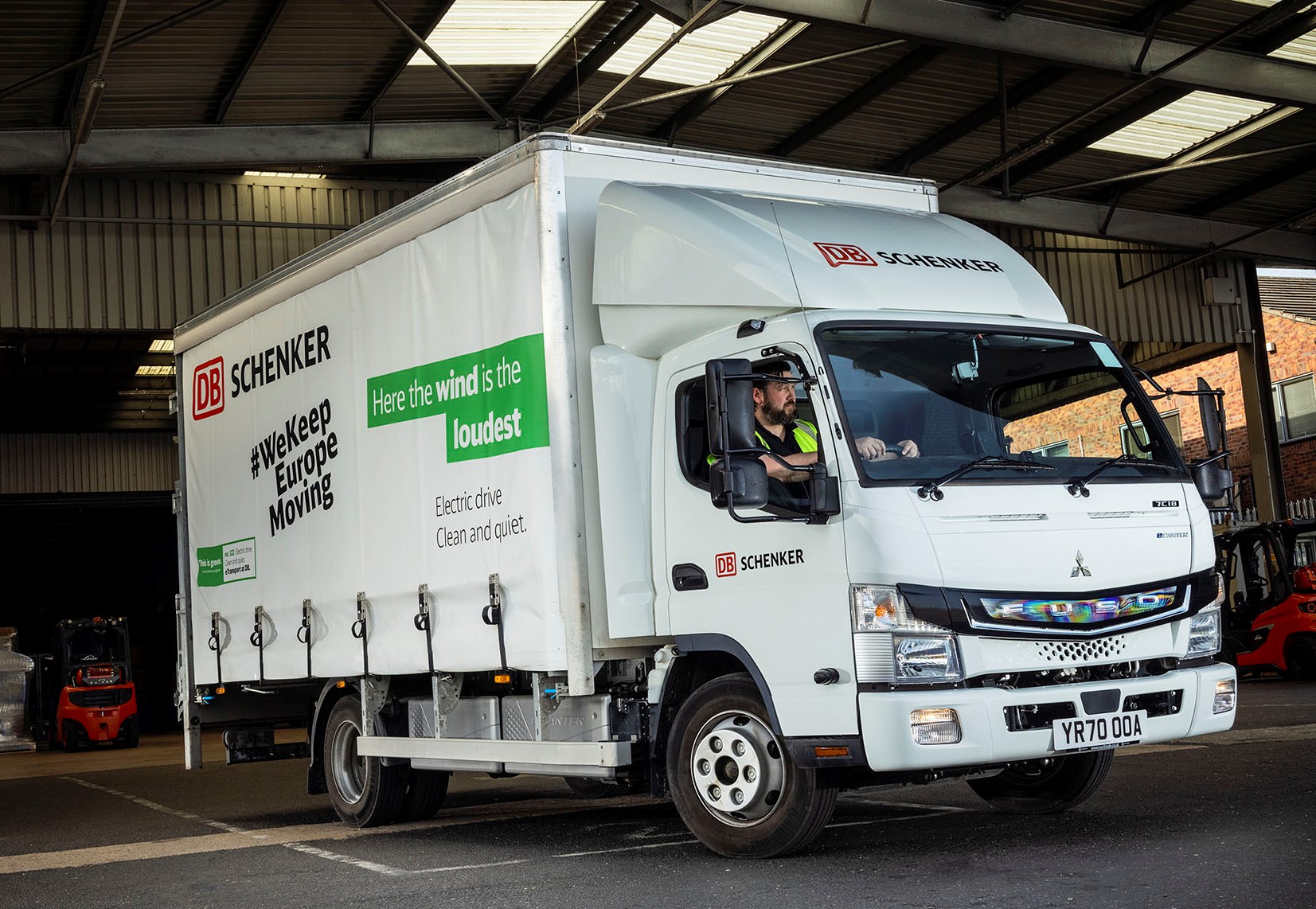 DB Schenker charges ahead with zero-emission FUSO eCanter light truck