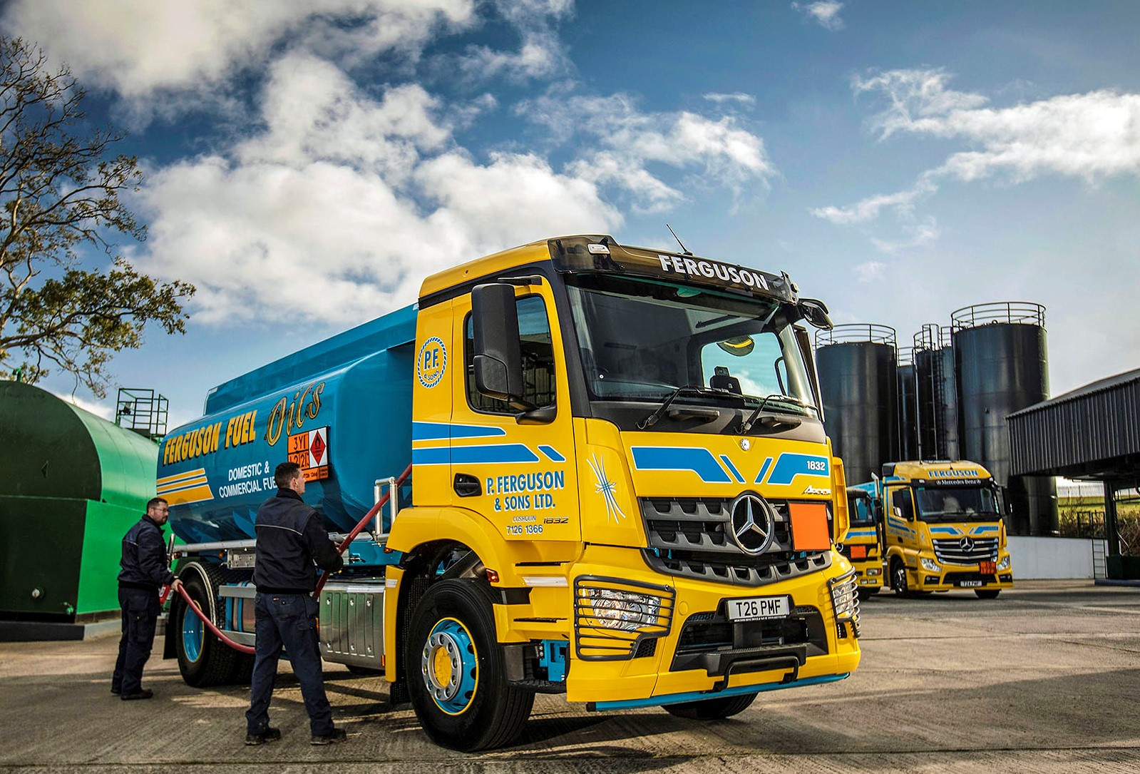 Mercedes-Benz trucks oil the wheels of success for fuel haulier Ferguson