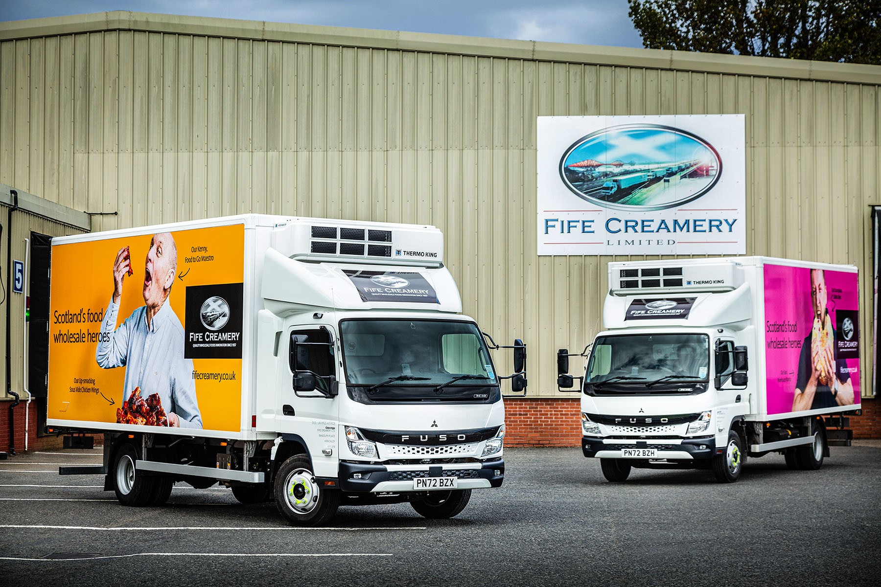 Fife Creamery presents a strikingly fresh face with 30 all-new FUSO ...