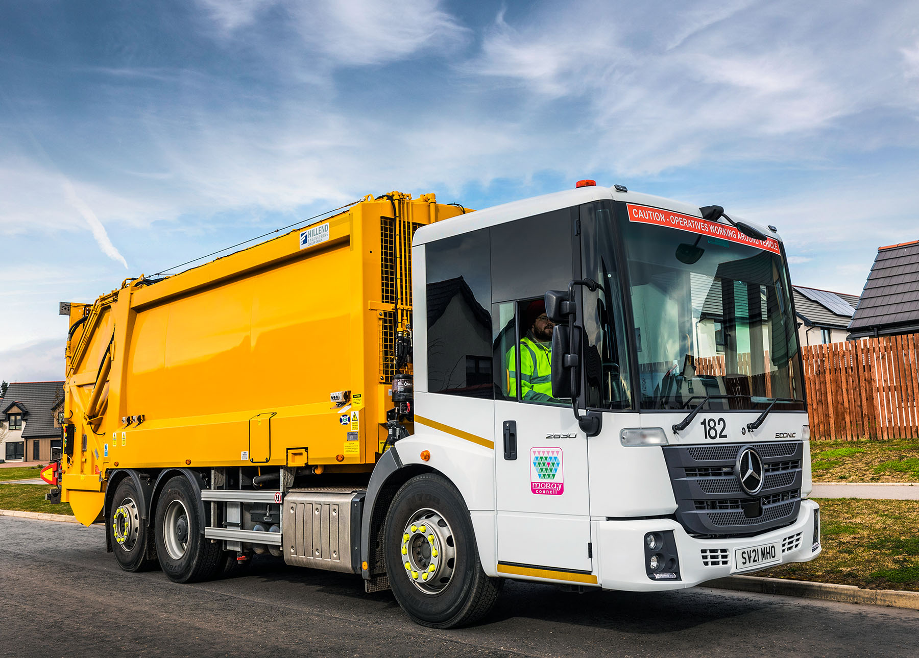 Evolved Econic sets a new safety standard for Mercedes-Benz Trucks customer Moray Council
