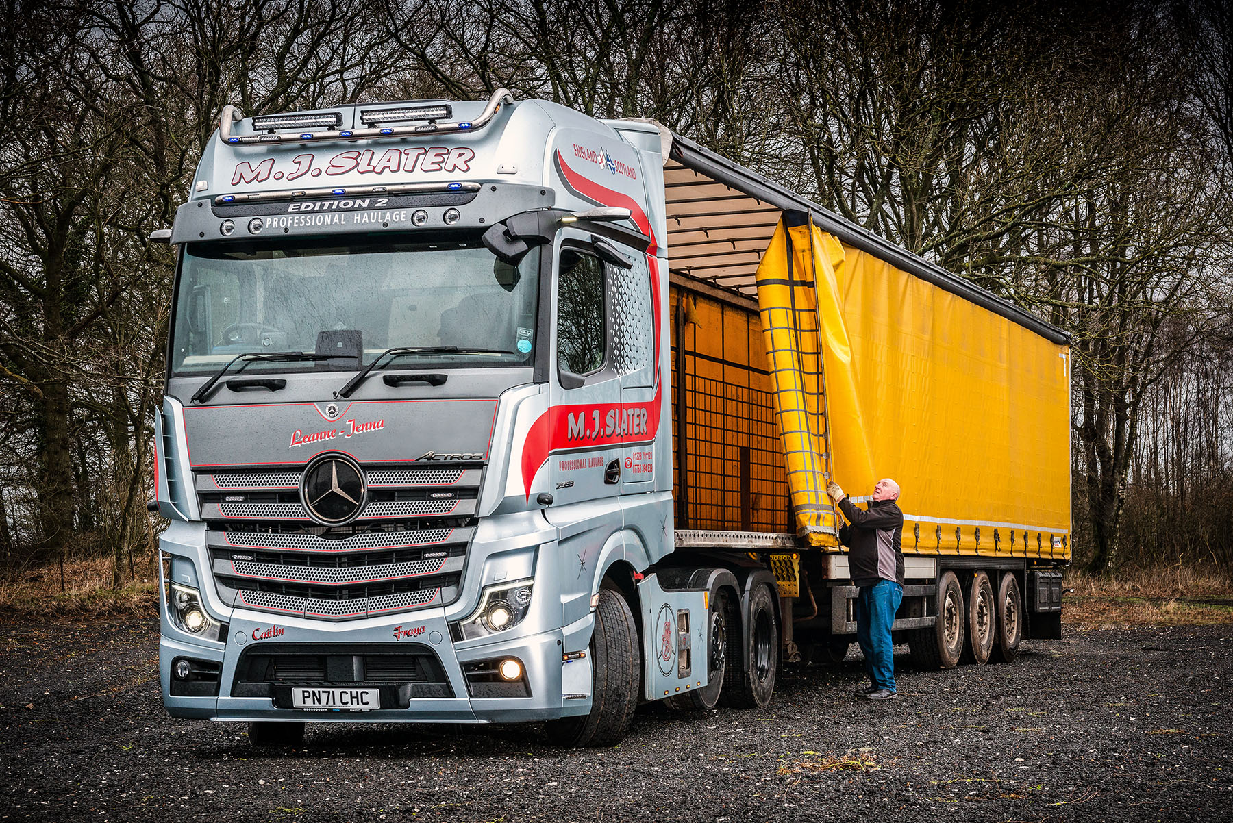 MJ Slater reaches twin peaks of exclusivity with awesome Actros Edition ...
