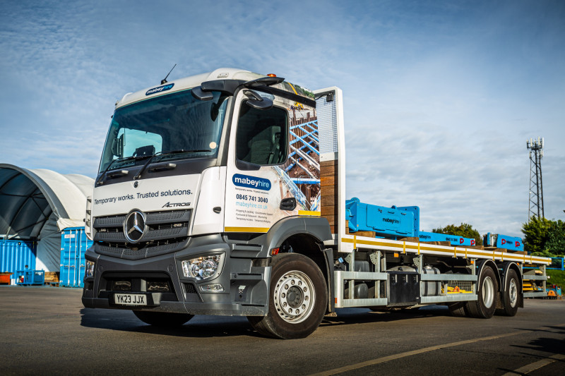 Mercedes-Benz safety makes Actros a definite winner for Mabey Hire