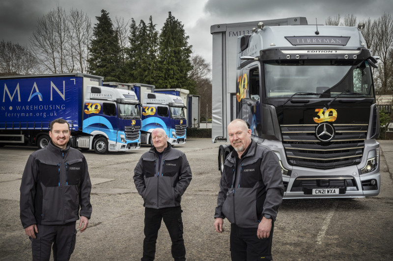 ‘Trucker Jenko’ leads the Mercedes-Benz line for Ferryman with stunning ...