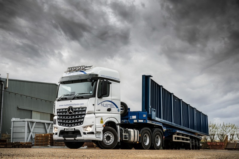 Nusteel builds bridges with Mercedes-Benz Arocs heavy hauler from ...