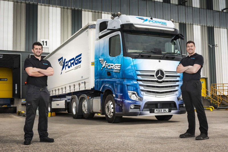 Military men Forge a new future with Mercedes-Benz Actros from Ciceley Commercials