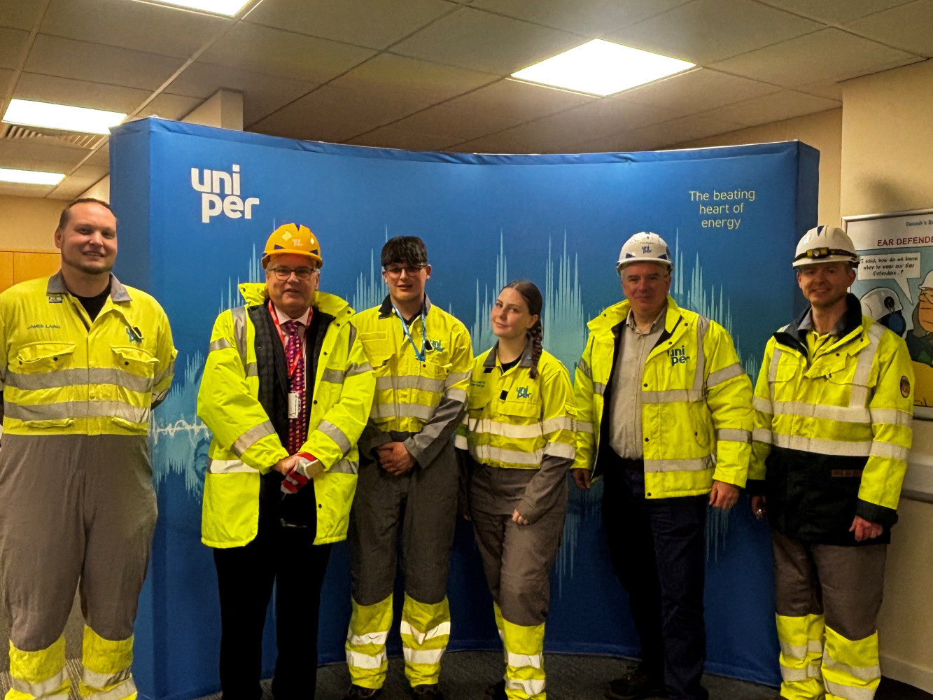 Uniper Apprentices Host Alyn and Deeside MP at Connah’s Quay