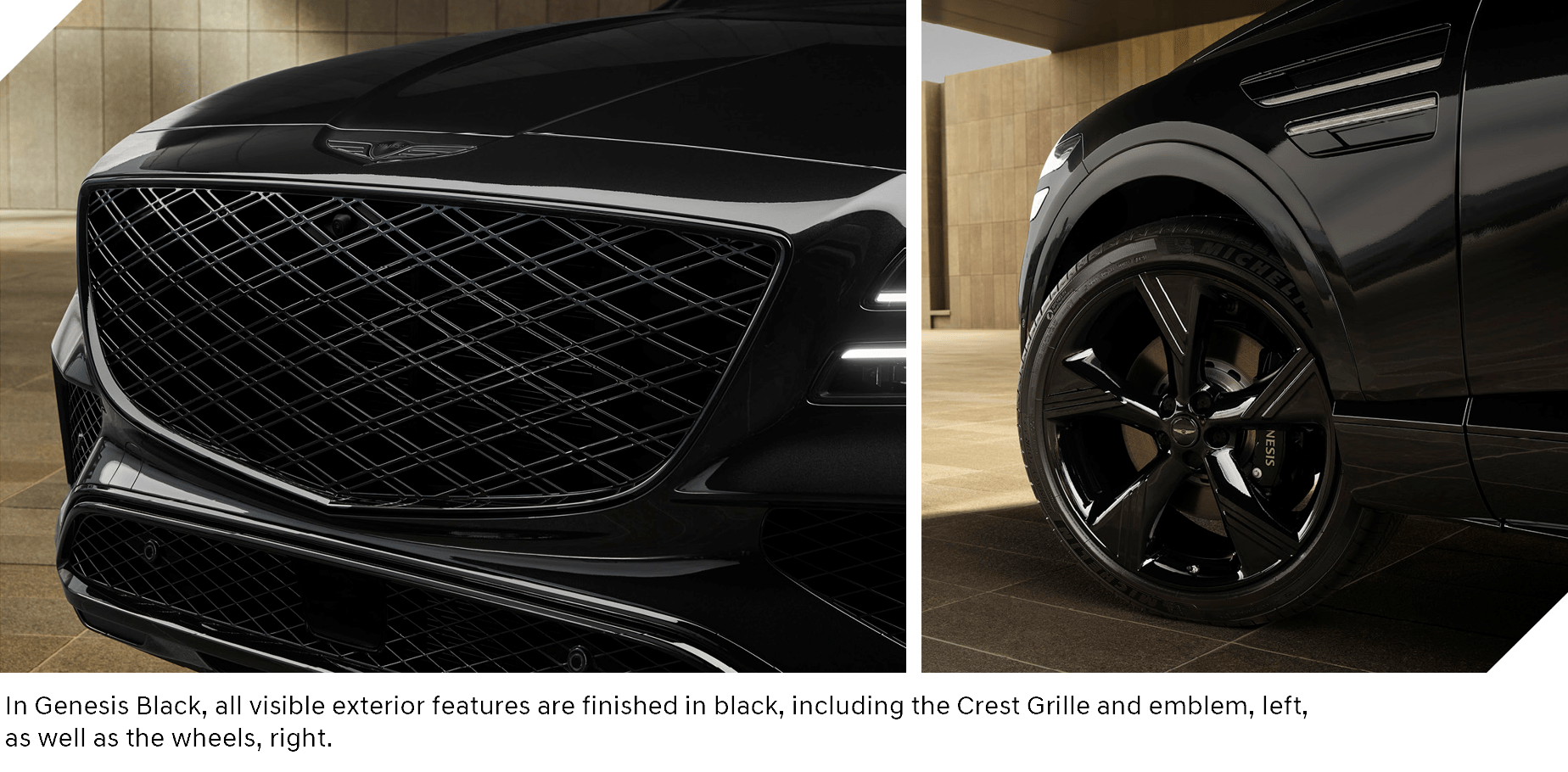 GENESIS GV80 BLACK, GV80 COUPE BLACK: THE PUREST BLACK