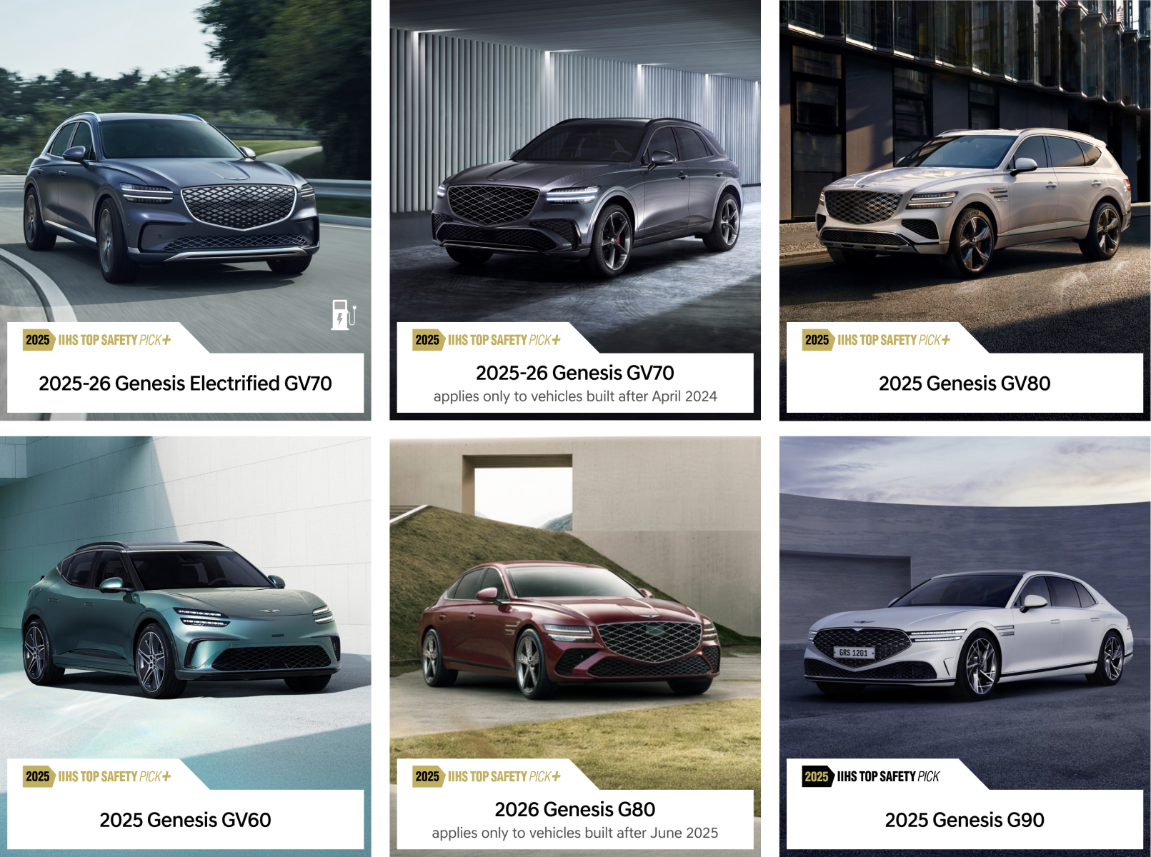 2025 IIHS TOP SAFETY PICK-AWARDED GENESIS CARS OFFER BOTH LUXURY AND ...