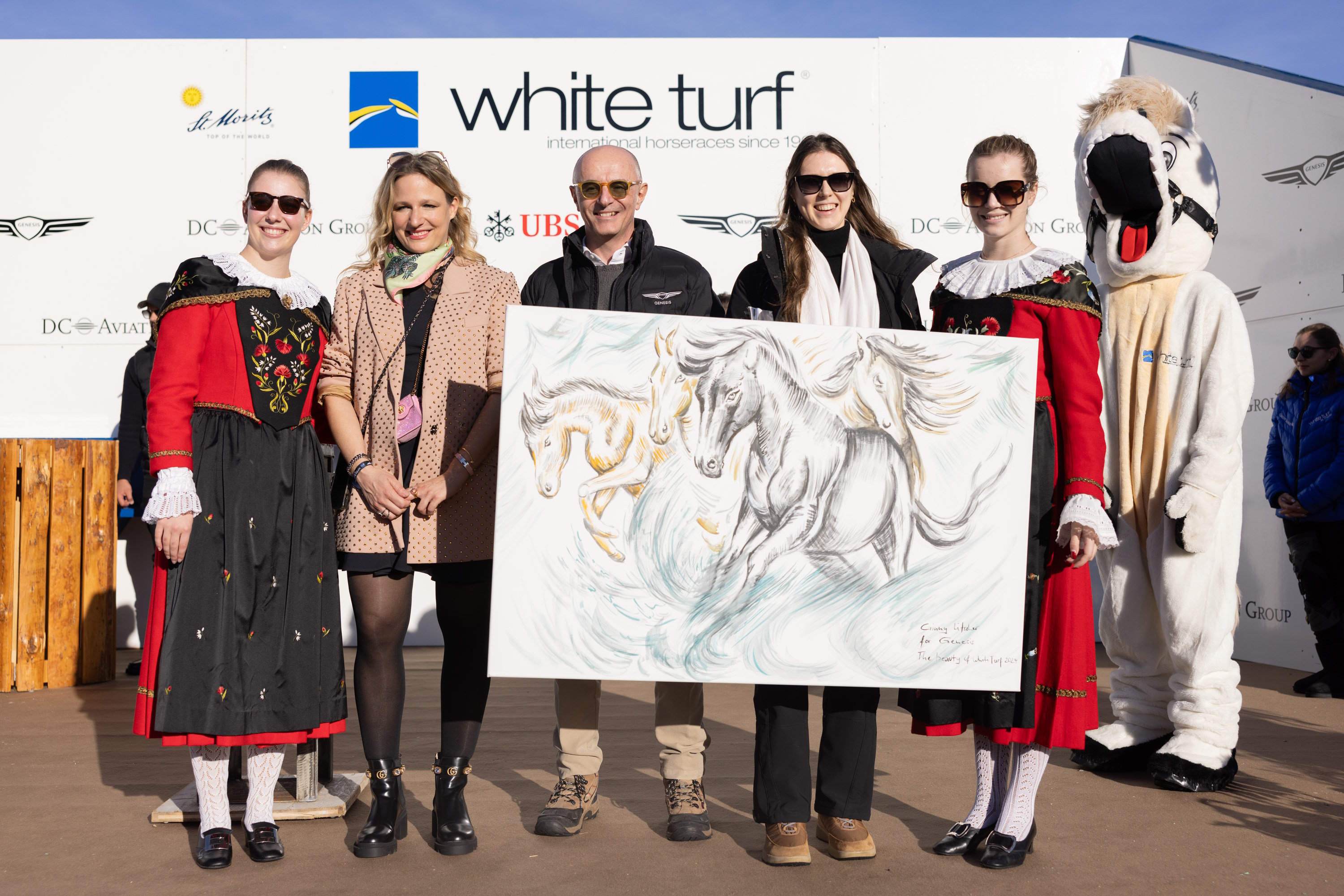 GENESIS DEBUTS GV70 SNOW AT WHITE TURF OPENING WEEKEND