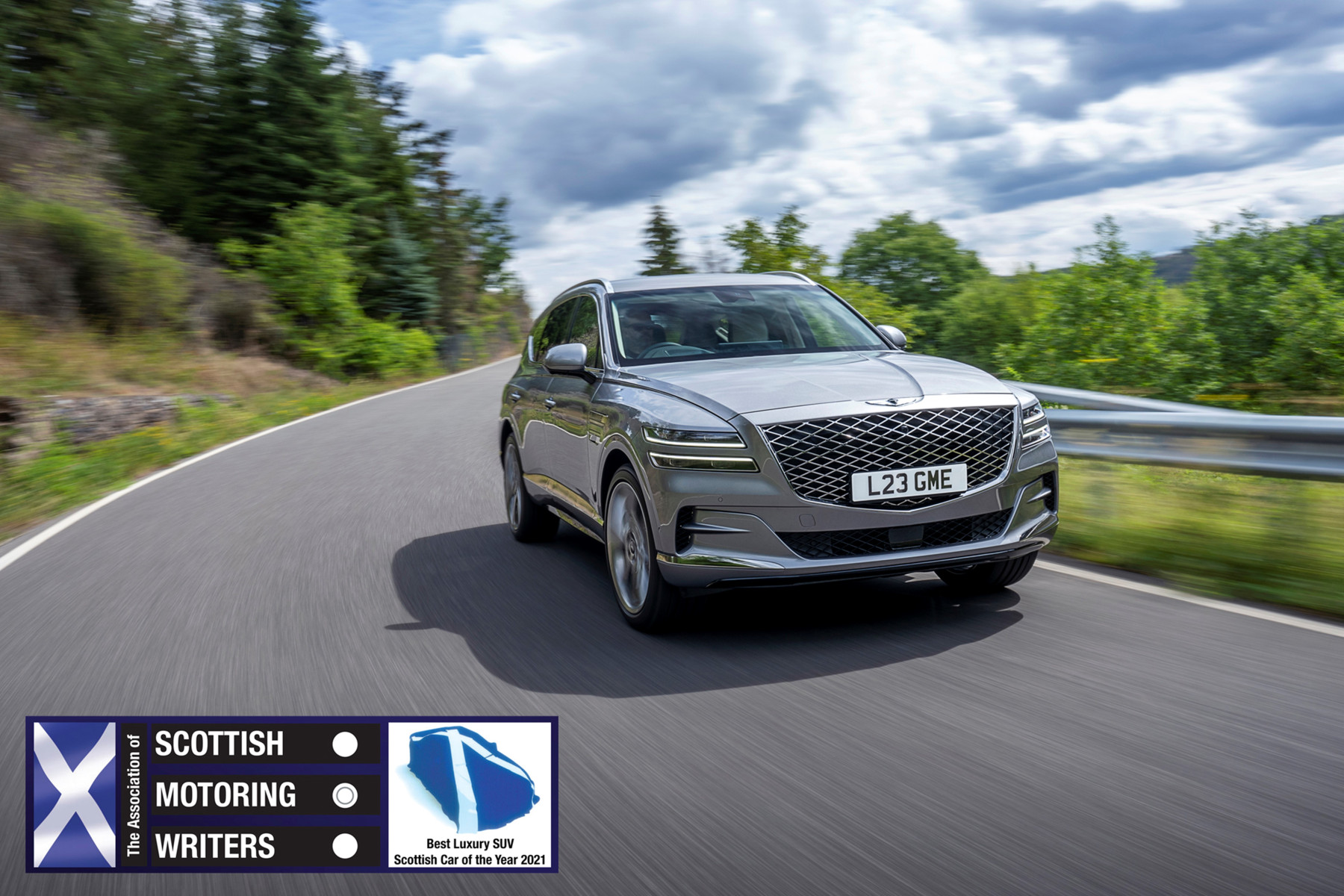 GENESIS GV80 WINS BEST LUXURY SUV AT SCOTTISH CAR OF THE YEAR AWARDS 2021