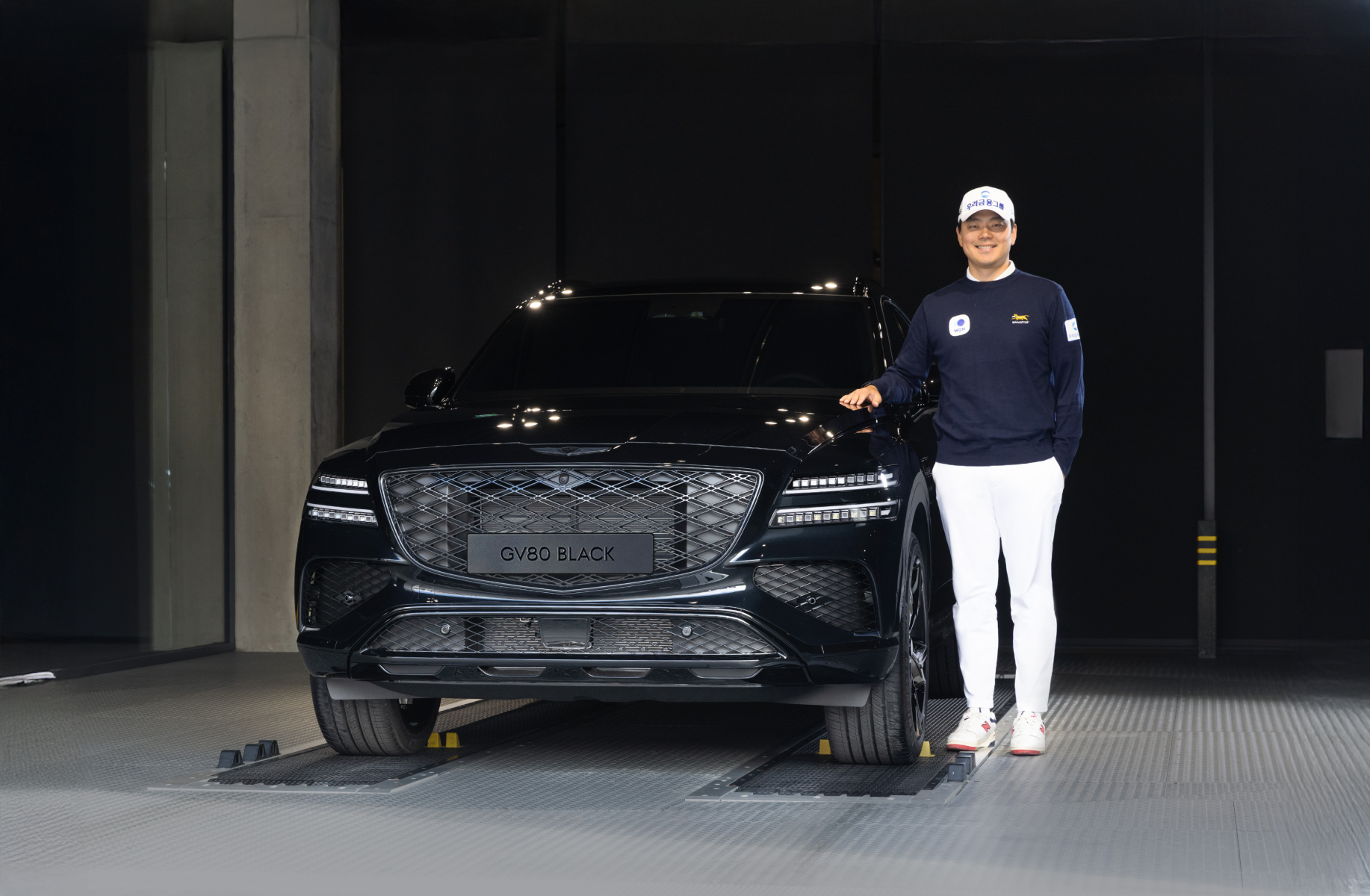 A CAR FIT FOR A CHAMPION: HOW JUNGHWAN LEE LIKES HIS GV80 BLACK