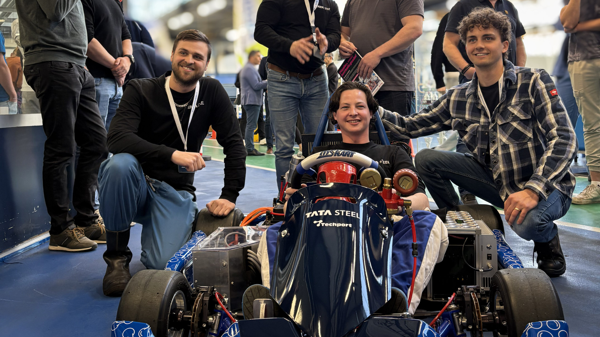 Tata Steel Nederland presenteert kart op waterstof