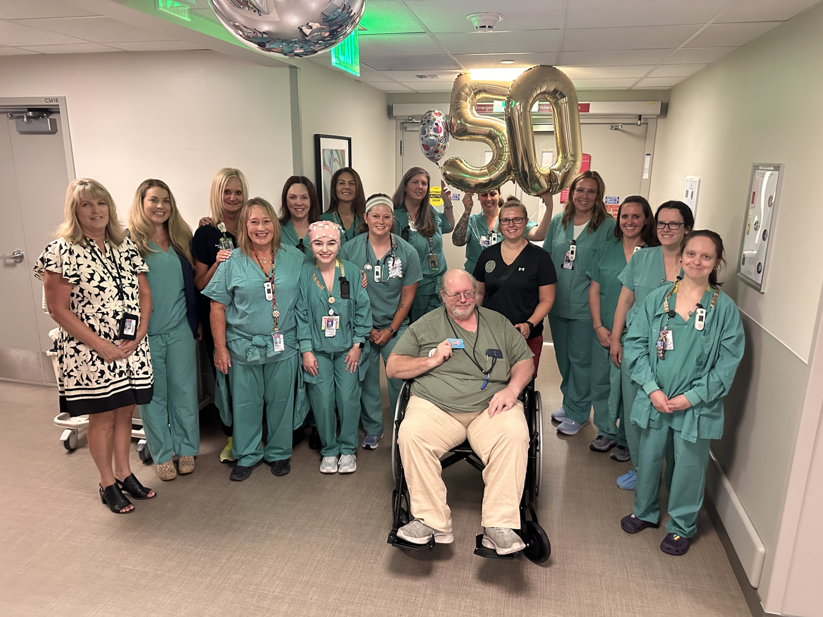 Lullaby chimes at hospital for 50-year-old man's birthday