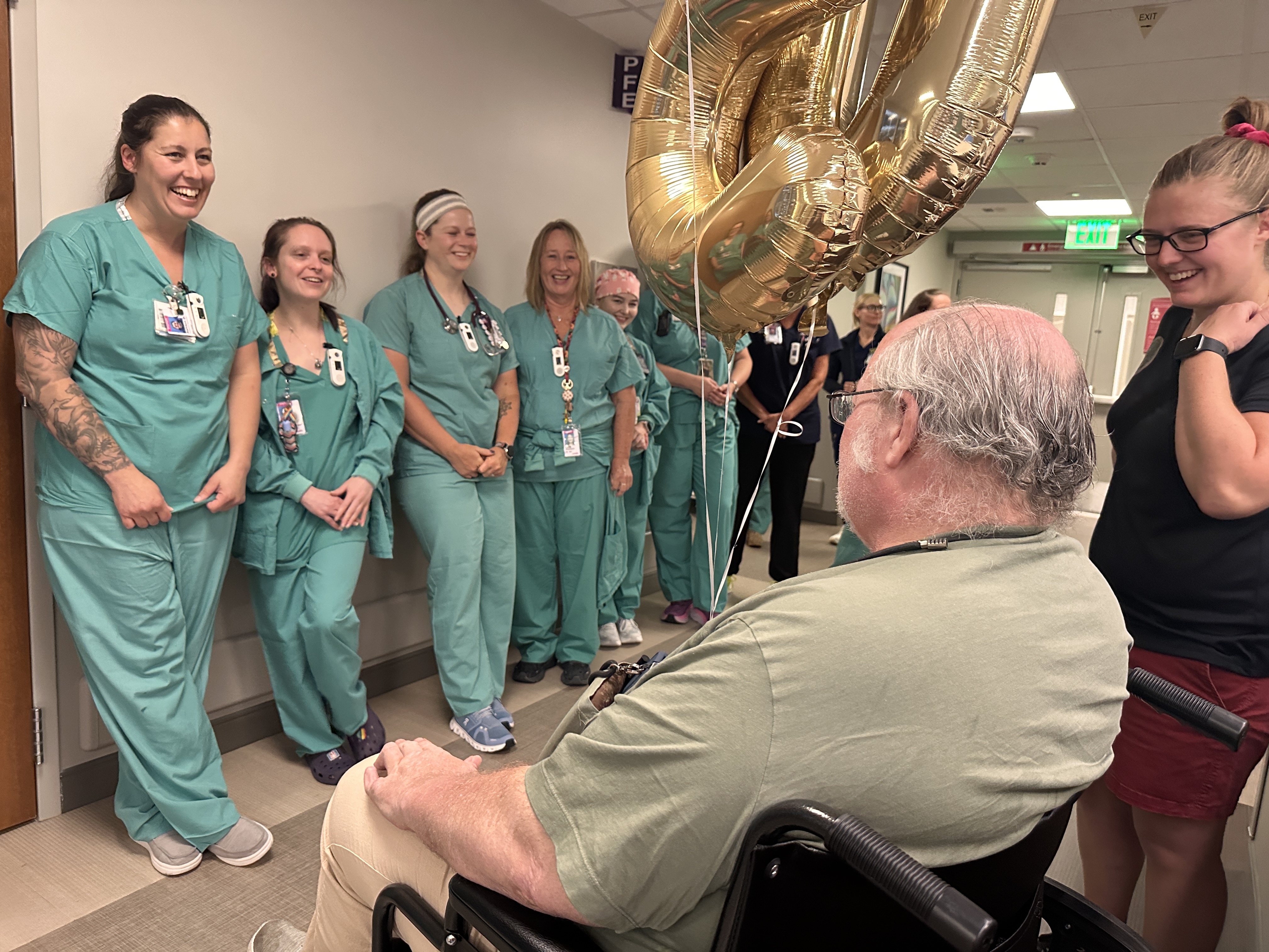 Lullaby chimes at hospital for 50-year-old man's birthday
