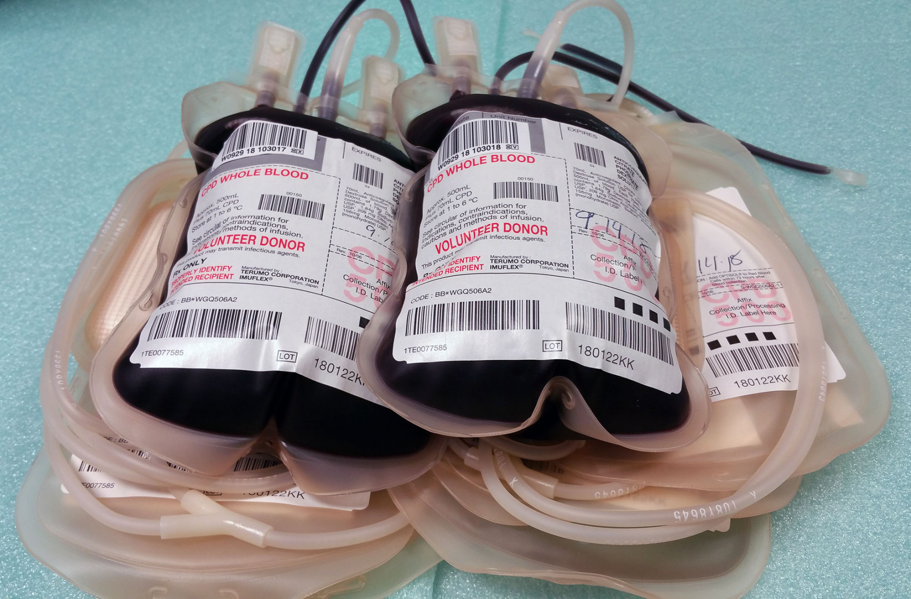 WB Donated Blood Courtesy UCHealth