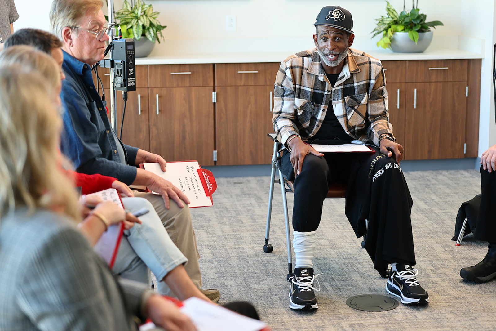 Coach Prime Shares Cancer Journey with UCHealth Survivors
