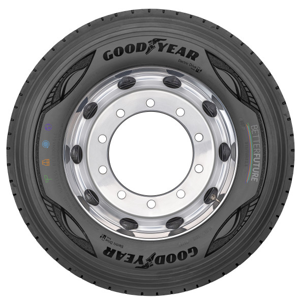 Goodyear’s 63% sustainable-material demonstration truck tire ...