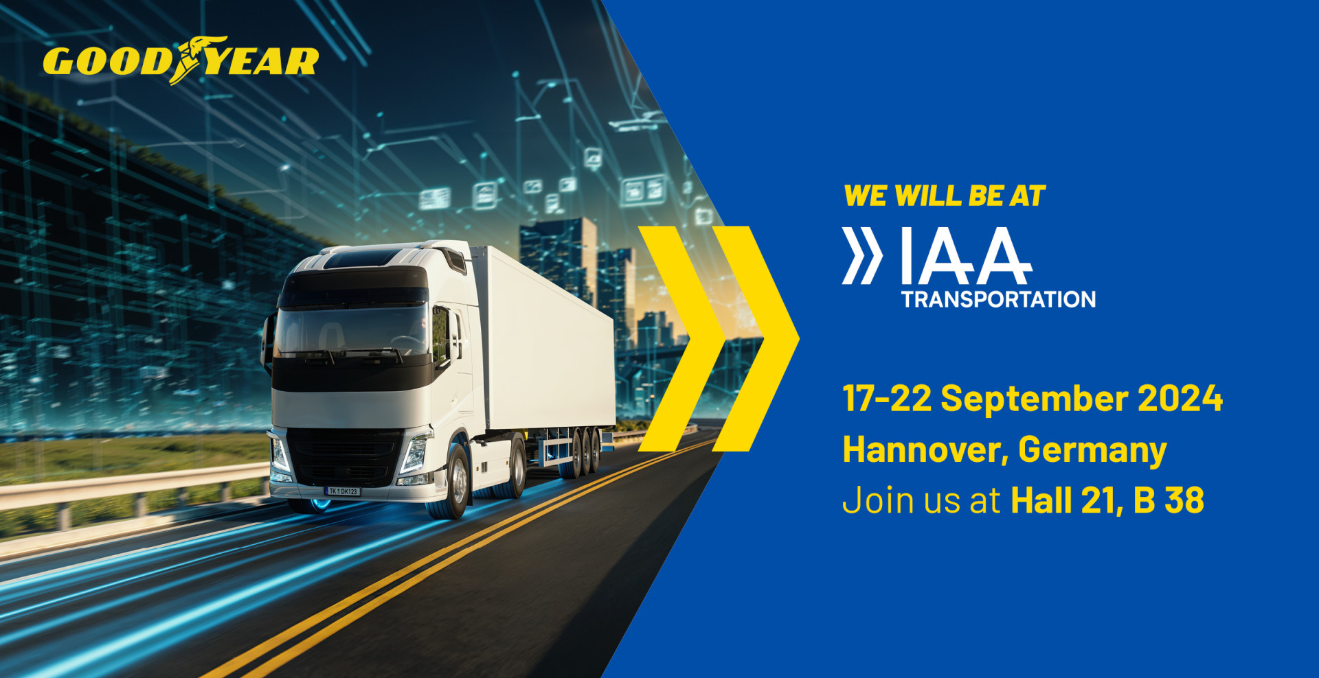 Goodyear to highlight advanced fleet mobility solutions at IAA Transportation 2024