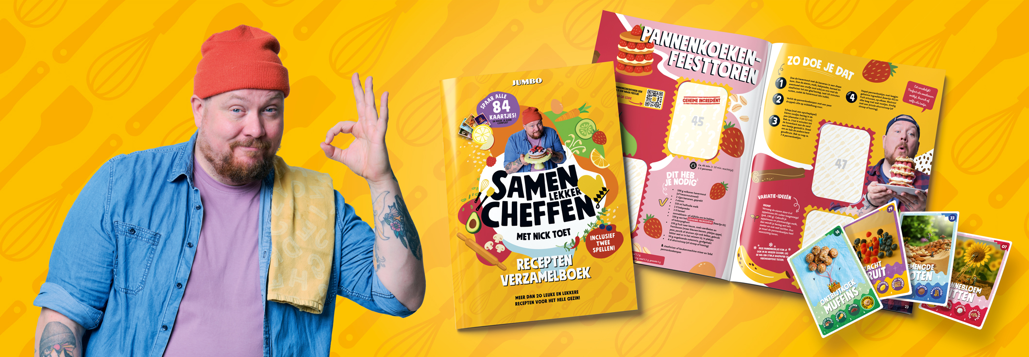 Jumbo lanceert spaaractie ‘Samen lekker cheffen’ – met Nick Toet en Tefal