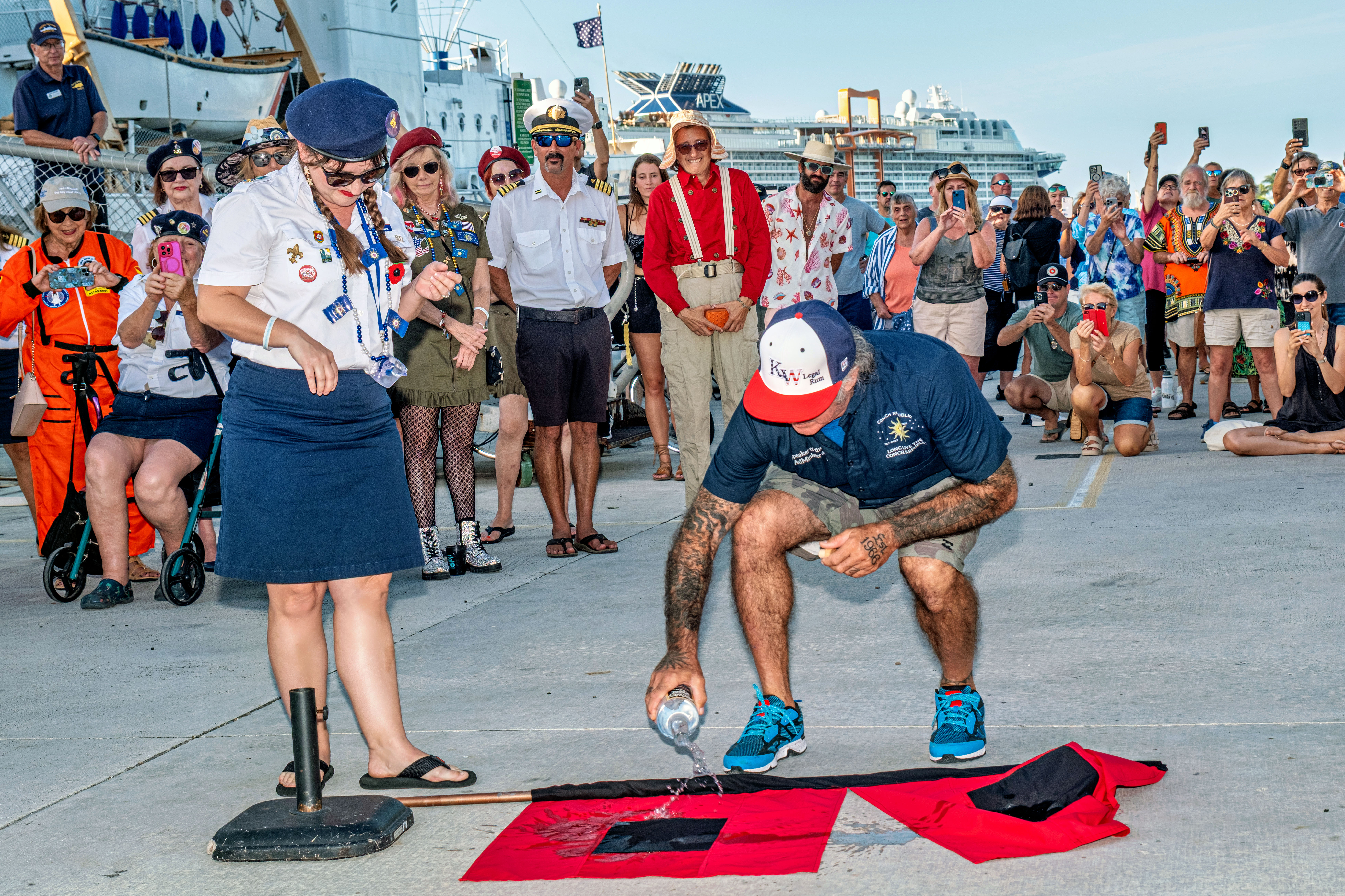So Long Storm Season! Conch Republic Burns Hurricane Flags in Rum ...