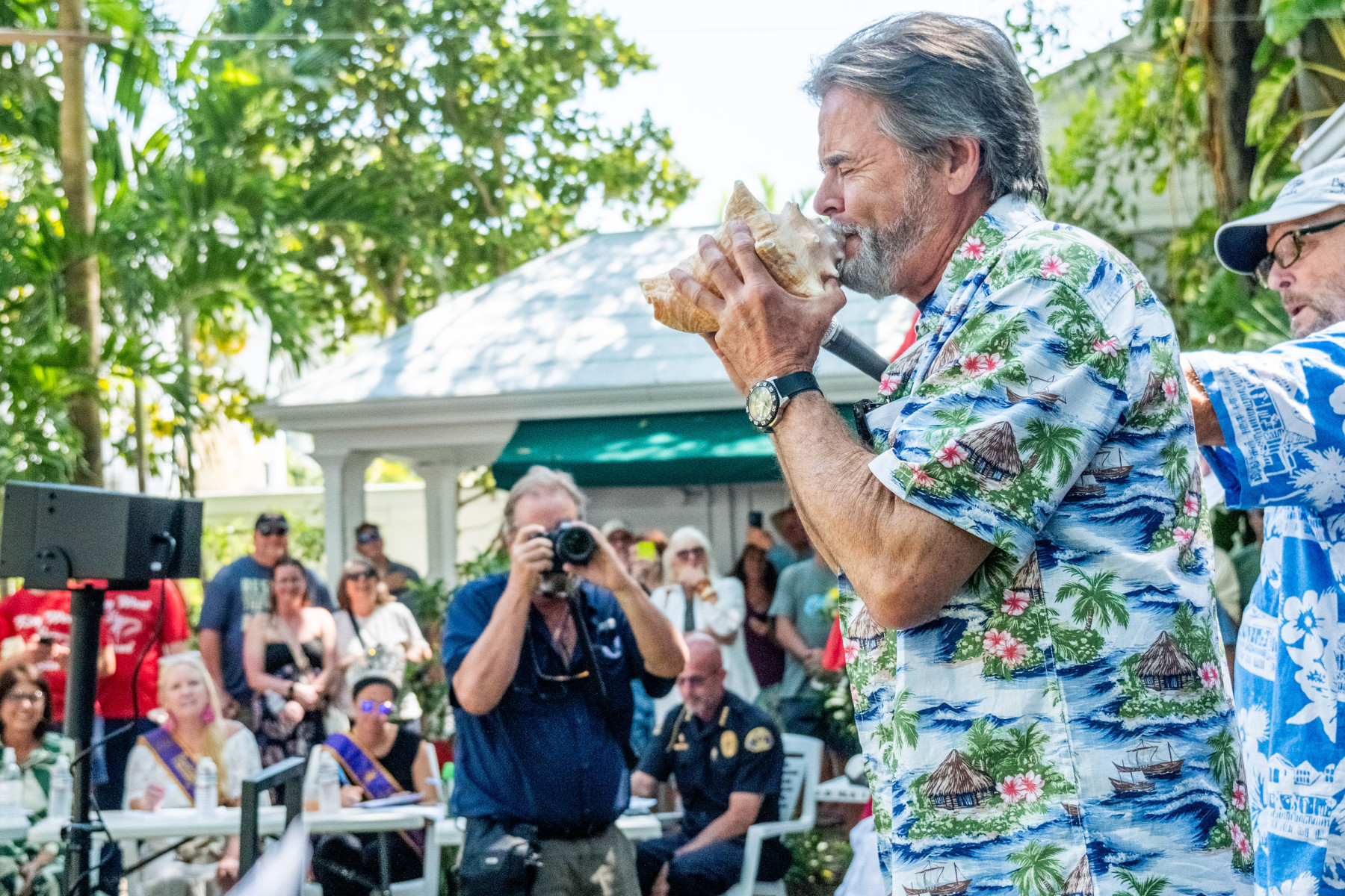 Key West’s Annual 'Conch Honk' Returns: Conch Blowing Contest Crowns ...
