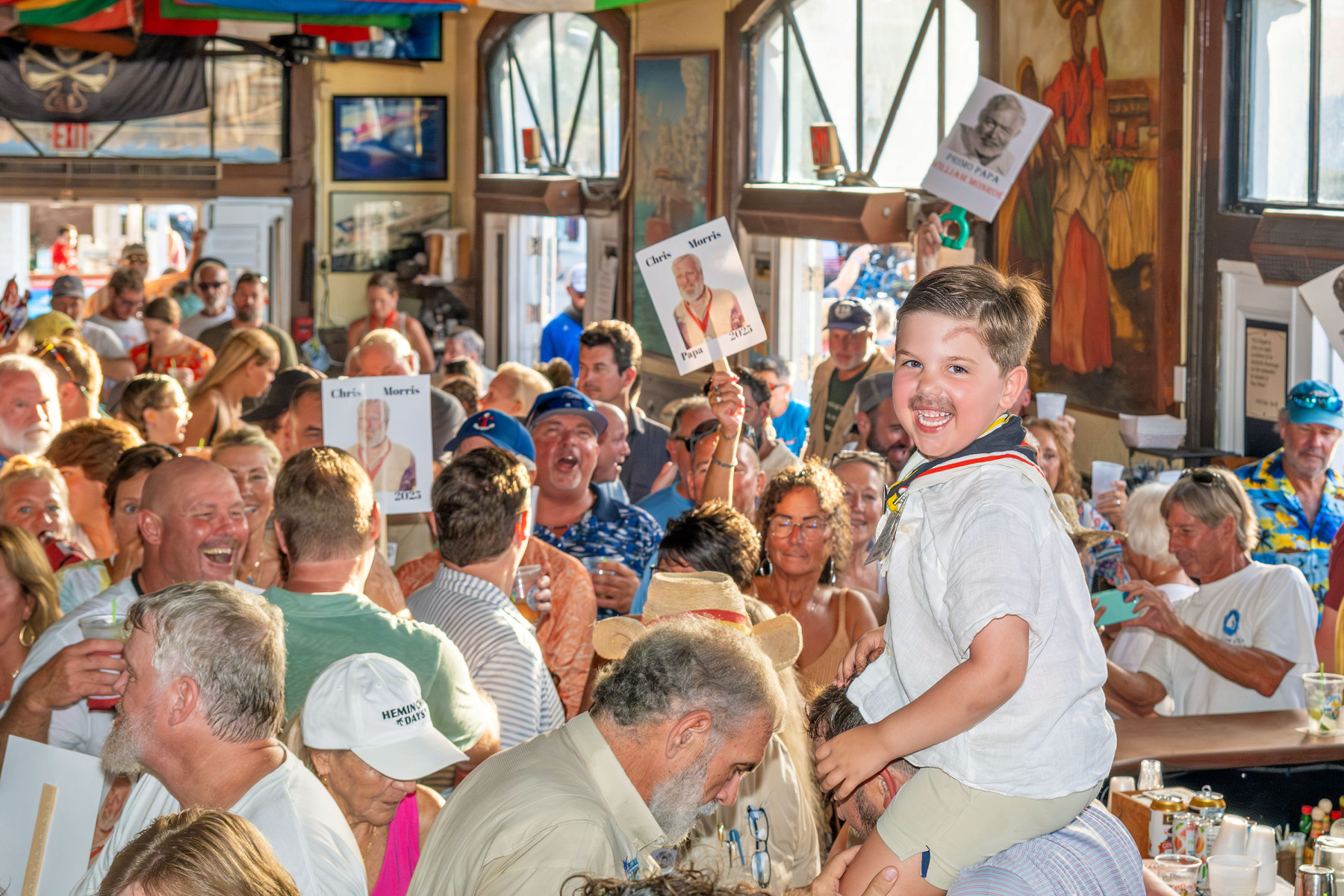 Pint-Sized Papa Steals the Spotlight at Hemingway Look-Alike Contest