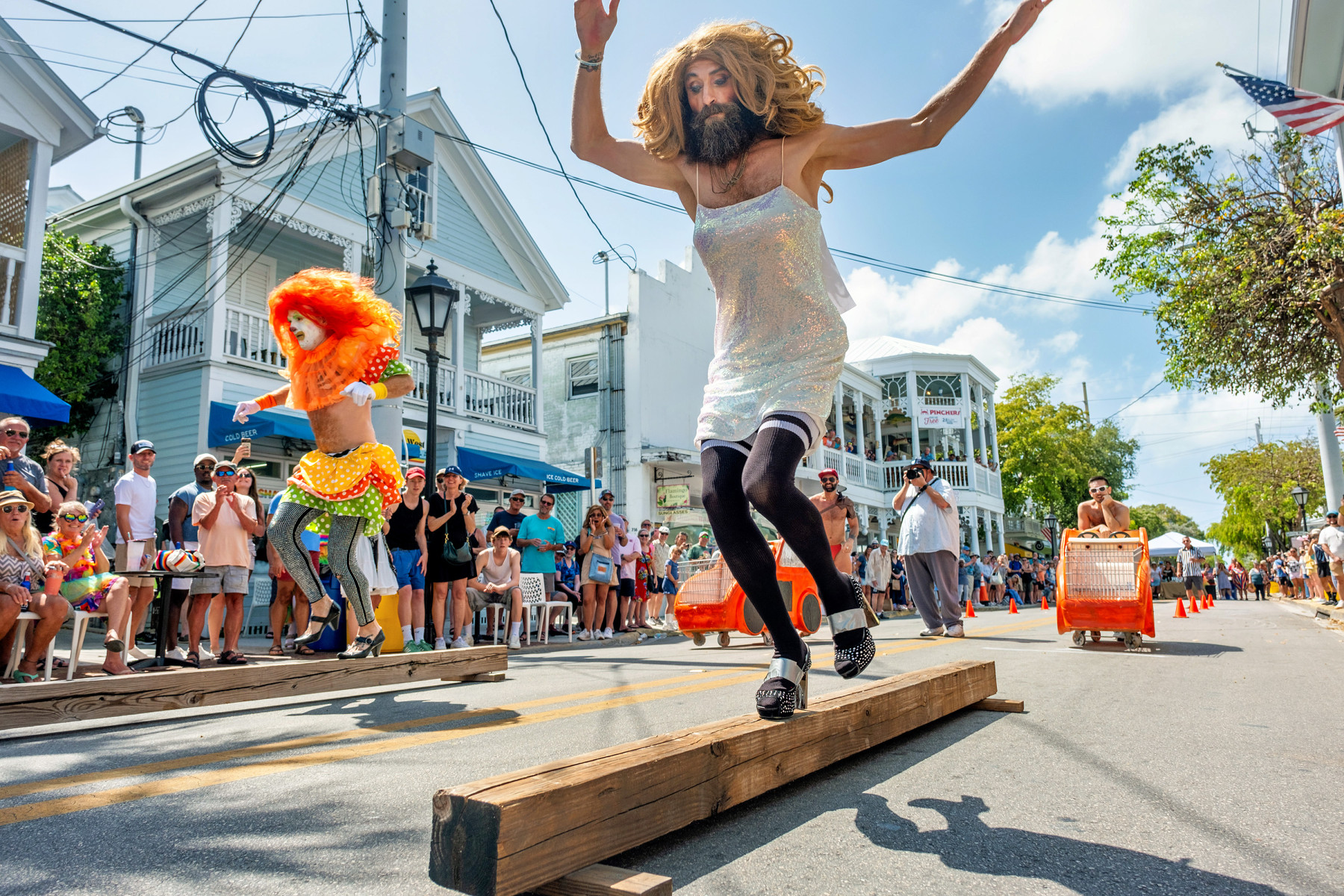 Female Impersonators Compete in Offbeat Key West ‘Drag Race’