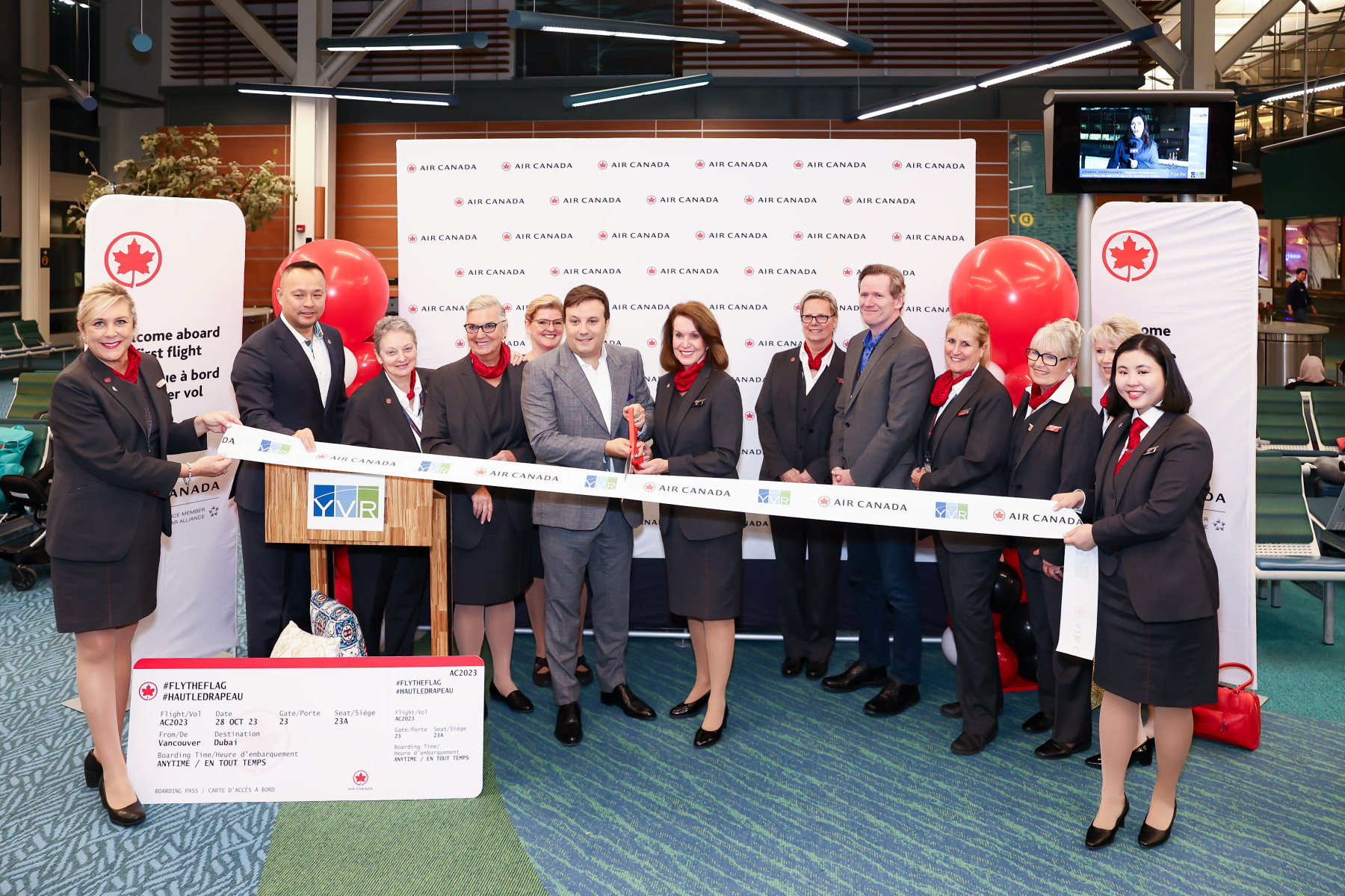 YVR and Air Canada Launch First Flights to Dubai