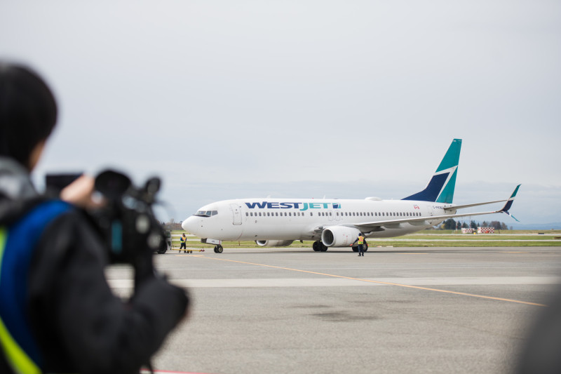 Filming at YVR