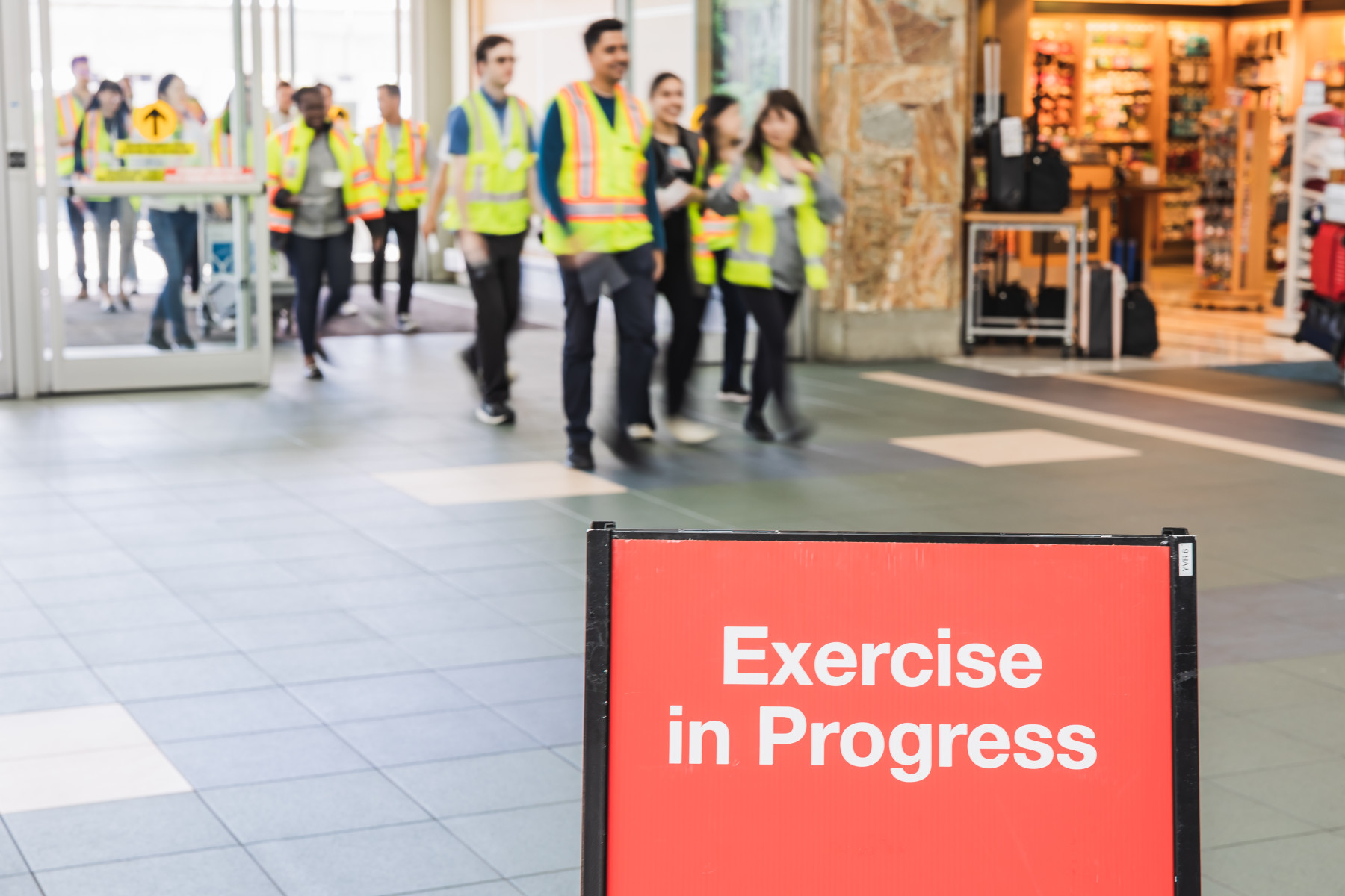 Multi-agency training exercise at YVR